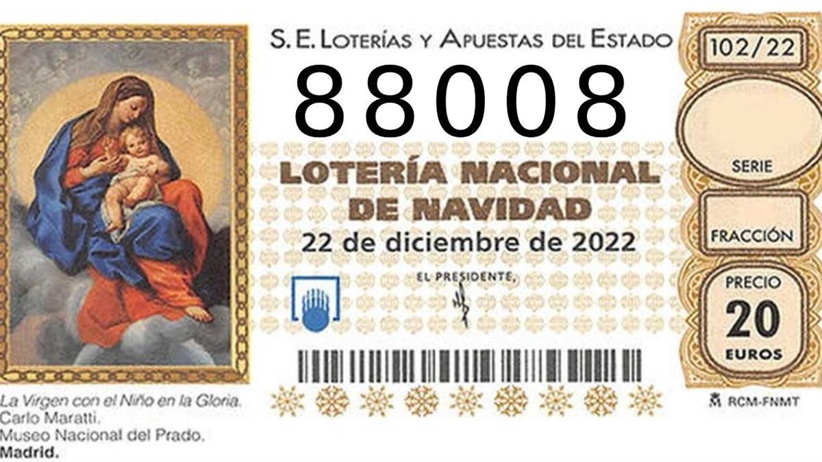 88008, el gordo Lotería Navidad | SoyDe