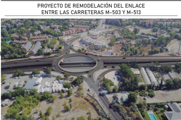 En marcha las obras de soterramiento de la M-503 en su paso por Pozuelo ...