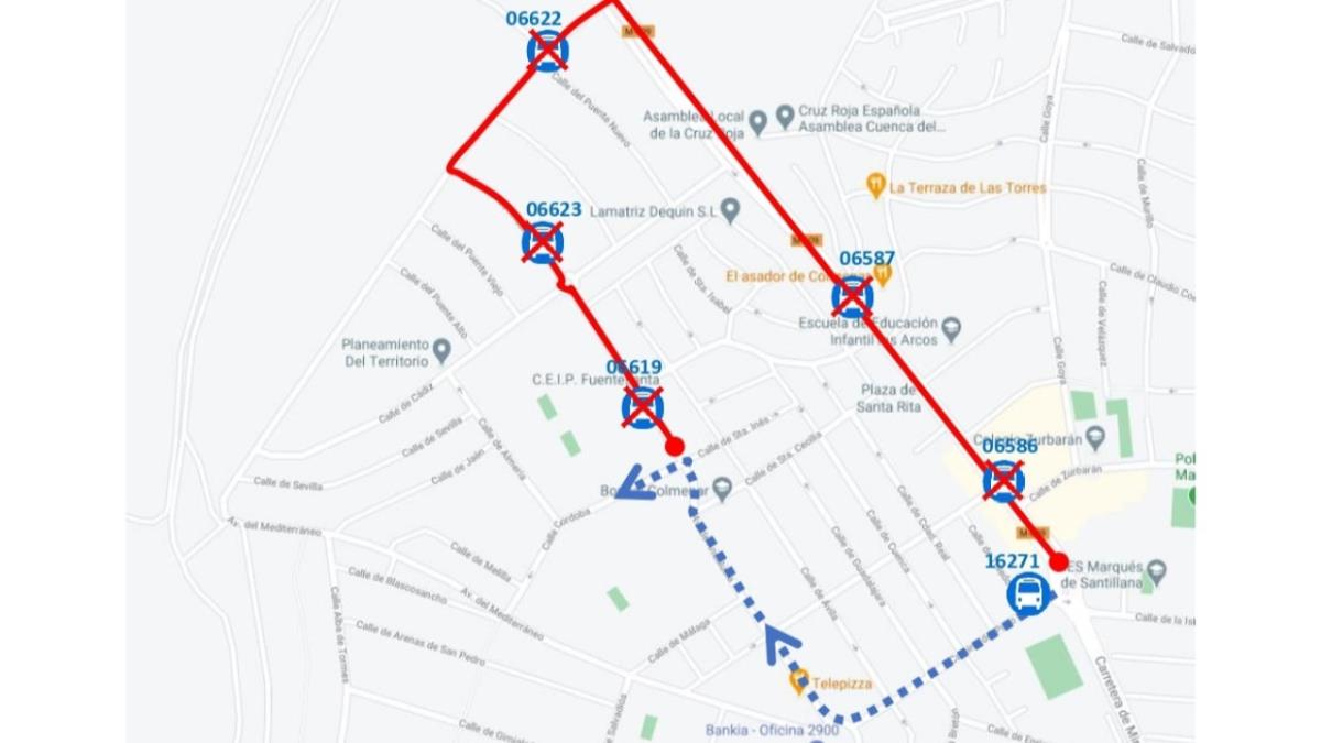 Modificaciones en el recorrido de la linea N-702 | SoyDe
