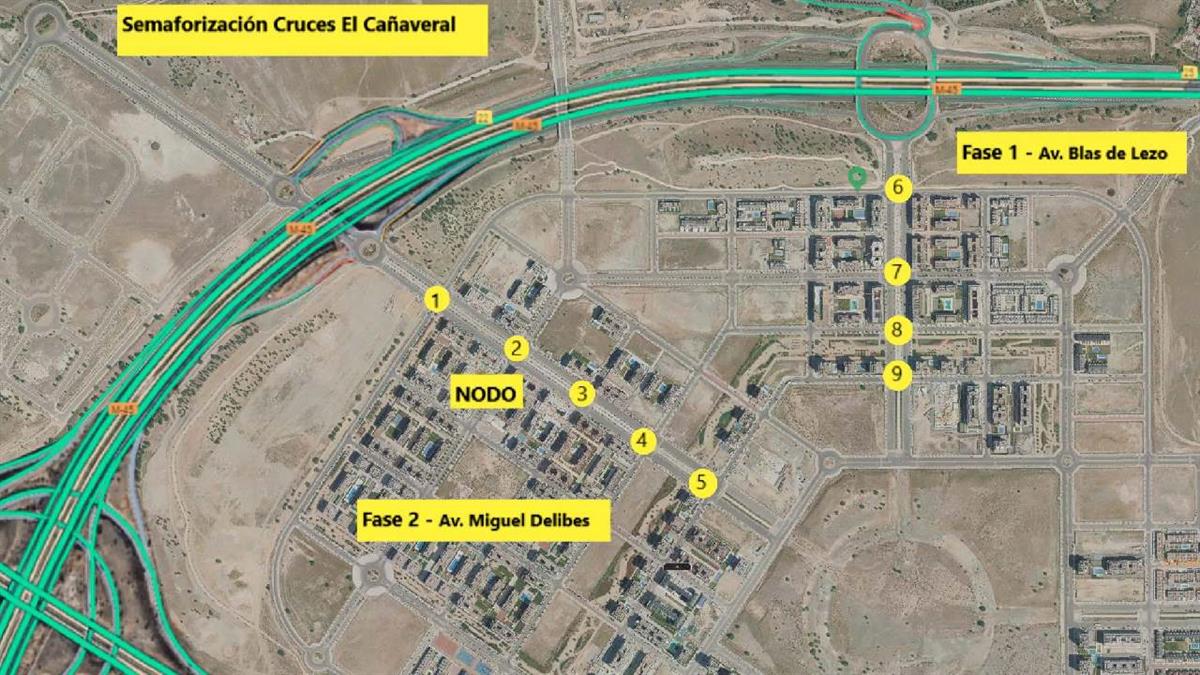 Pasos semaforizados El Cañaveral y Valdebebas | SoyDe