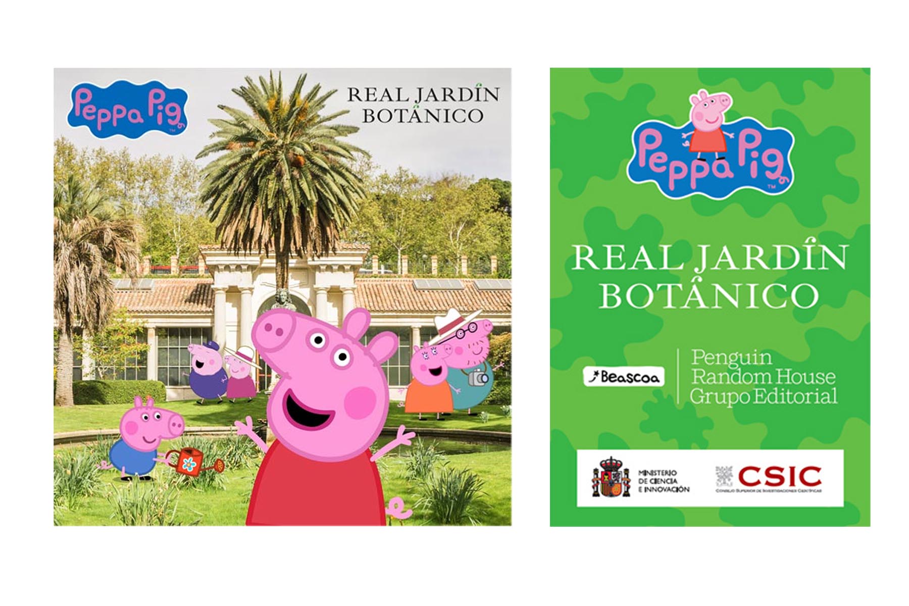 Peppa Pig y su familia llegan al Real Jardín Botánico de Madrid | SoyDe